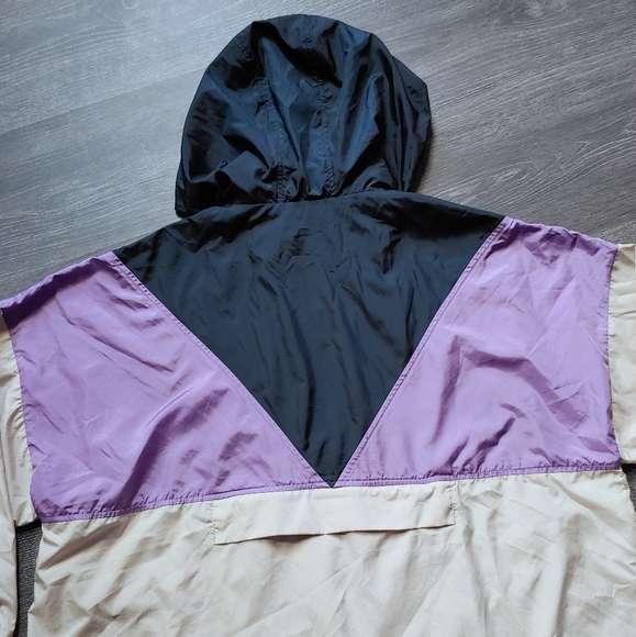 Zara | Jackets & Coats | Zara Cream Lavender And Navy Blue Colorblock ...